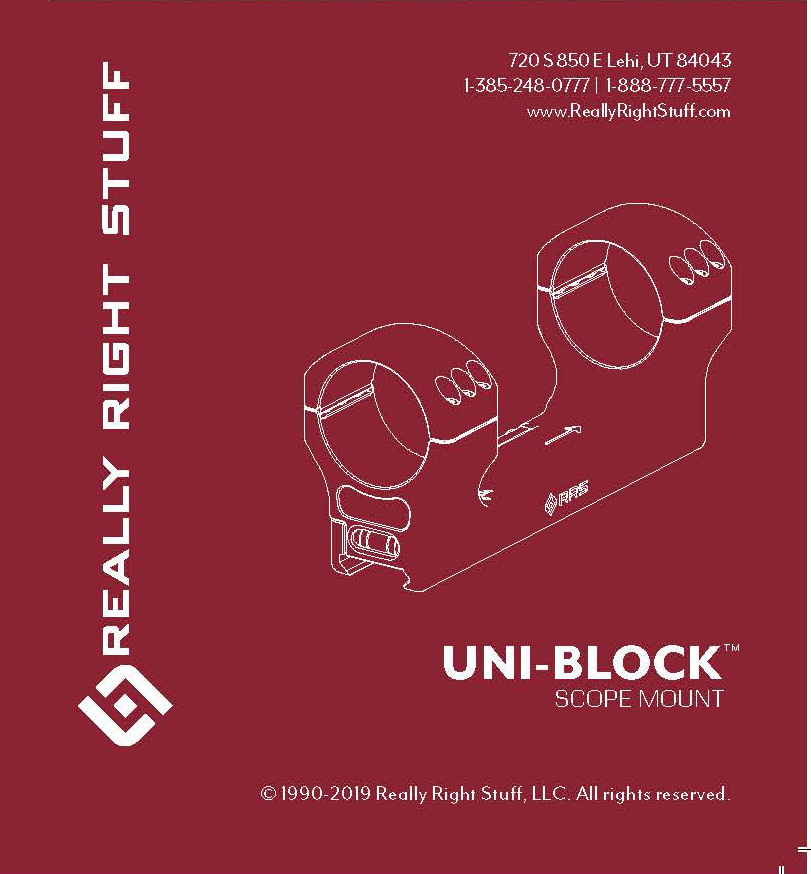Scope Mount User Manual