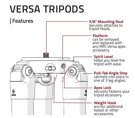 What are the differences between the tripods?