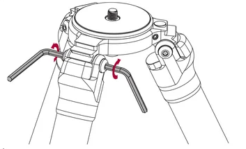 How do you maintain the angle joints on your tripod?